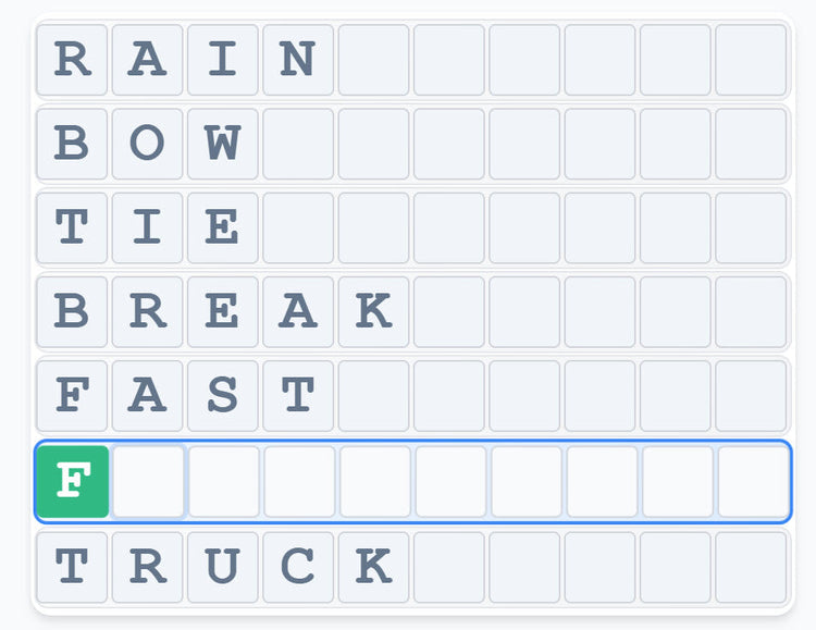 How to Play the Word Chain Game – Game On Family